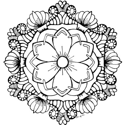 Coloriage Anti Stress Et Mandala Gratuits Pour Adulte 123Dessins