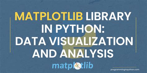 Matplotlib Data Visualization In Python