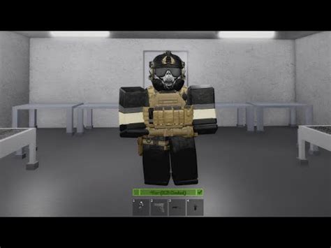 Roblox SCP Overlord Vaz MTF Nu 7 Avatar Build Remake YouTube