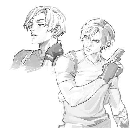 Jenny Working On Cmms On Twitter Rt Jennyh Illust Leon Warm Up