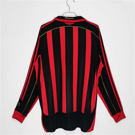 AC Milan 2006 07 Home Shirt Long Sleeved Premier Retros