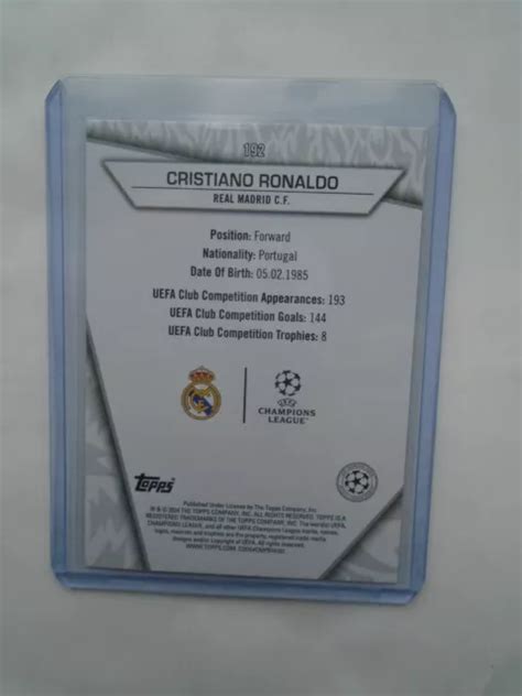 Topps Superstars Cristiano Ronaldo Cr Real Madrid Parallelo