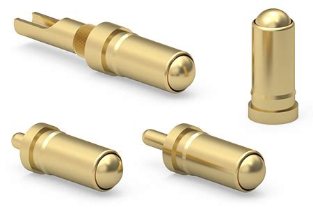 Spring Loaded Contacts Available With Solder Tail And Solder Cup Versions