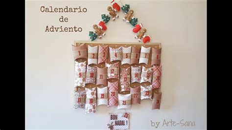 Como hacer un Calendario de Adviento fácil YouTube