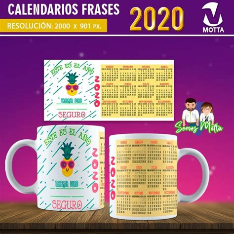 Dise Os Taza Calendario Con Frases De Motivaci N