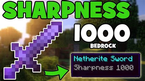How To Get A Sharpness Sword In Minecraft Bedrock Bedrock
