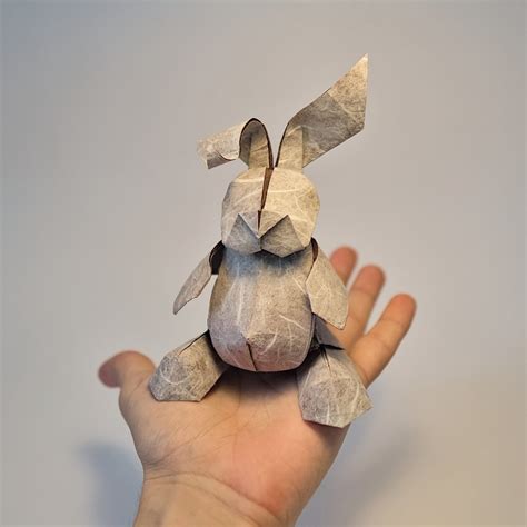 Bunny Origami Riccardo Foschi 38x38cm Single Square Shee Flickr