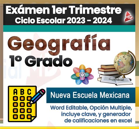 Examen Geografia Secundaria Primer Trimestre