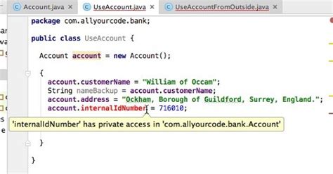 programming with java access for fields and methods in your android app dummies