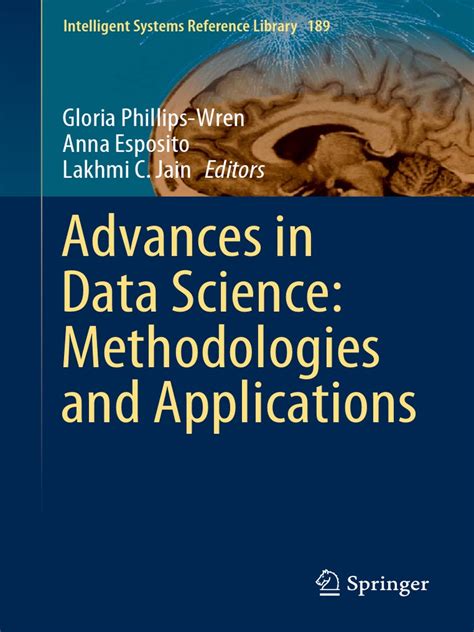 advances in data science methodologies and applications gloria phillips wren anna esposito