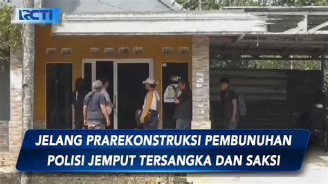Jelang Prarekonstruksi Pembunuhan Polda Jabar Bawa Tersangka Danu Dan