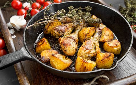 Pollo Asados Con Patatas Y Tomillo Recetas DIA