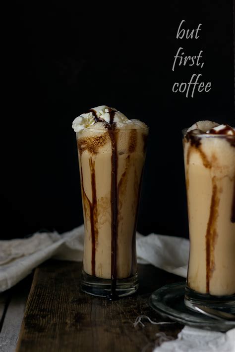 Iced Coffee Frappe Recipe Frapp Coffee Lemon In Ginger