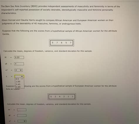 solved the bem sex role inventory bsri provides