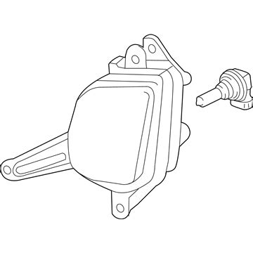 92201A9010 Genuine Kia Front Fog Lamp Assembly Left