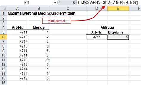 Maximalwert Mit Bedingung Ermitteln Excel Inside Solutions