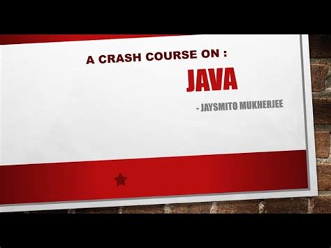 History And Features Of Java Crash Course On Java Part Jaysmito