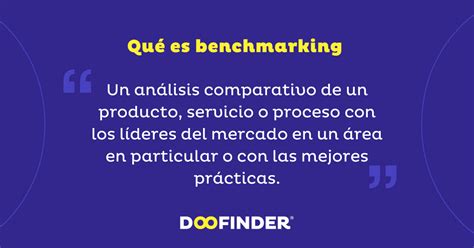 Benchmarking tipos y ejemplos de cómo hacerlo