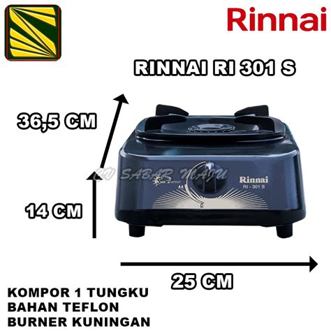 Jual Kompor Gas Rinnai RI 301 S 1 Tungku Dan Rinnai 511C RI 511C