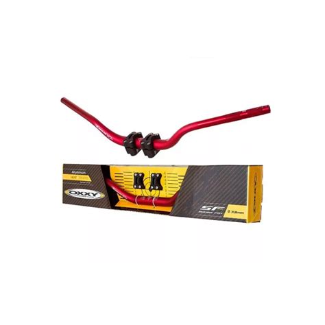 Guidão Oxxy Fat Bar Naked Vermelho SBS Motos
