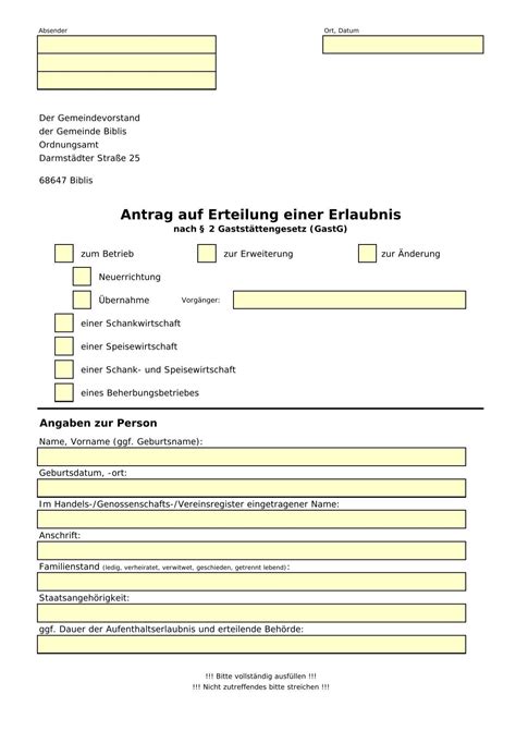 Antrag Auf Erteilung Einer Erlaubnis Biblis