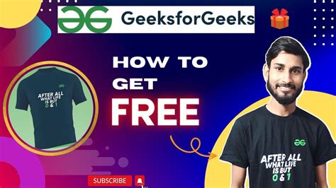 How To Get Free Gfg Tshirt Redeem Gfg Tshirt For Free Free Tshirt