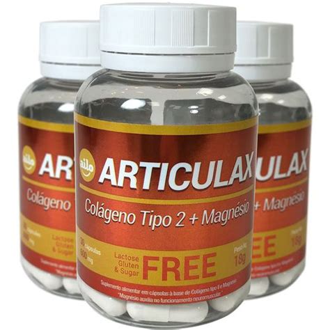 Tudo Sobre Articulax Colágeno Tipo 2 05 Potes 30 Cápsulas