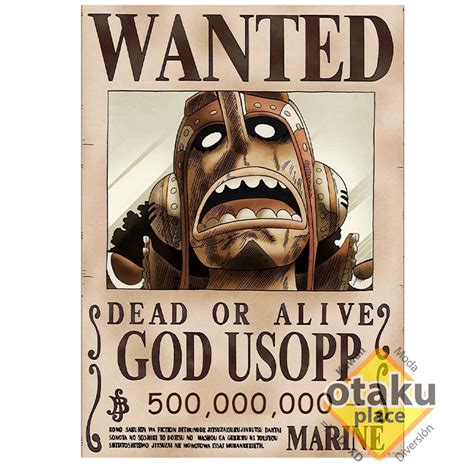 Poster One Piece Usopp Nueva Recompensa Otaku Place Ecuador
