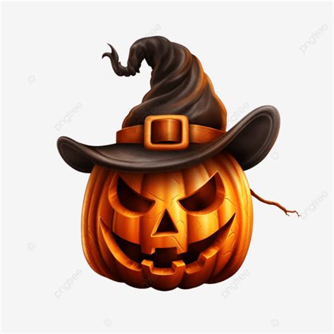 Jack O Lantern With A Witch Hat Wizard A Witch Hat Wizard Hat Jack O