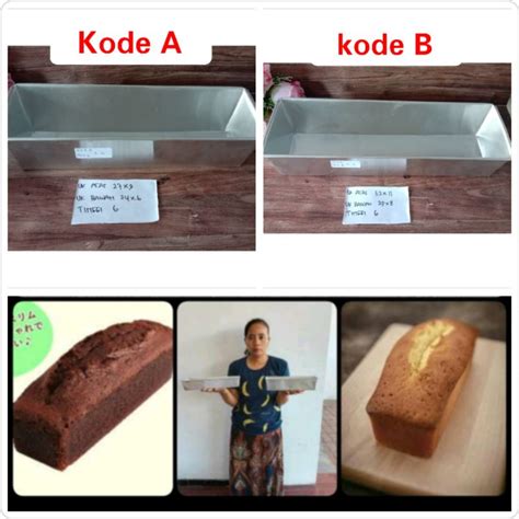 Jual Loyang Cetakan Loaf Pound Cake Butter Cake Slim Loyang Roti Tawar