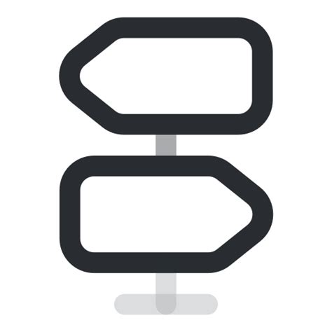 De Wegwijzer Pictogram In Iconsax Vol Twotone