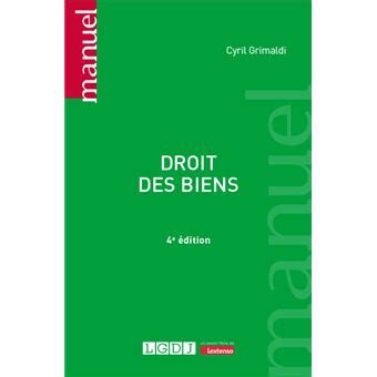 Droit des biens 2021 broché Cyril Grimaldi Achat Livre fnac