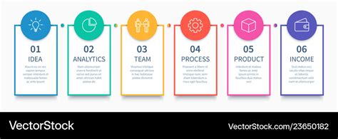 Arrow Process Steps Chart Business Startup Step Arrows Work Flow Graph