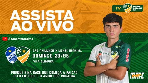 CAMPEONATO RORAIMENSE SUB 17 RODADA 07 MONTE RORAIMA X SÃO