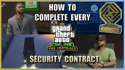 How To Complete ALL Security Contract Missions Ultimate In Depth