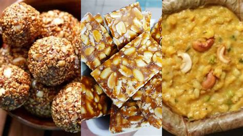 Makar Sankranti Til Laddoos Tikho Khichdo To Peanut Chikkis