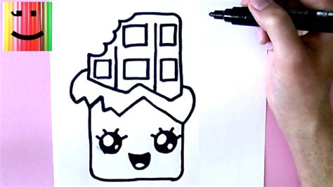 COMMENT DESSINER DU CHOCOLAT KAWAII TUTO DESSIN YouTube