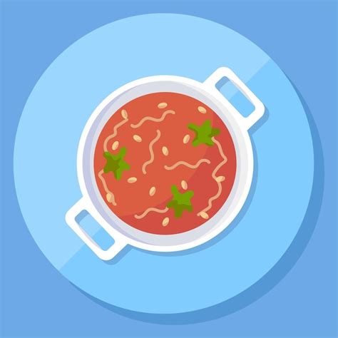Icono De Sopa Vectorial Vector Premium
