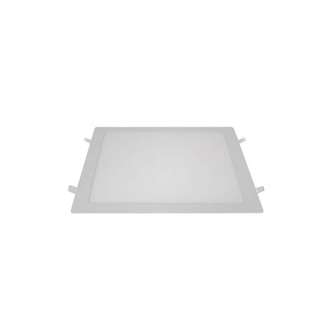 Painel Plafon De Led Embutir Quadrado W X Cm Branco Frio K
