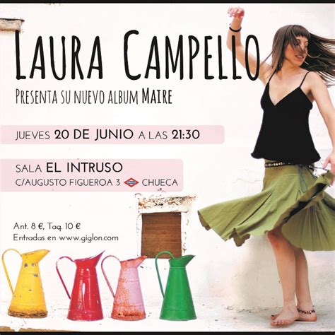 VENTA DE ENTRADAS Concierto Laura Campello Presenta su álbum Maire
