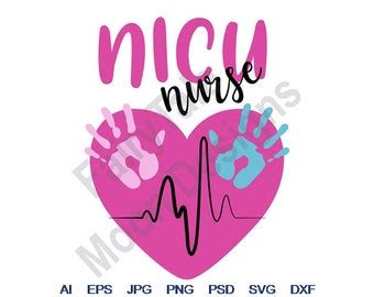 Nicu Team Svg Nicu Nurses Matching Shirts Svg Dxf Png Cut Etsy