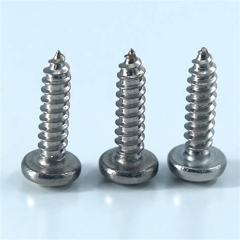 Stainless Steel Cross Recessed Pan Head Self Tapping Screw With