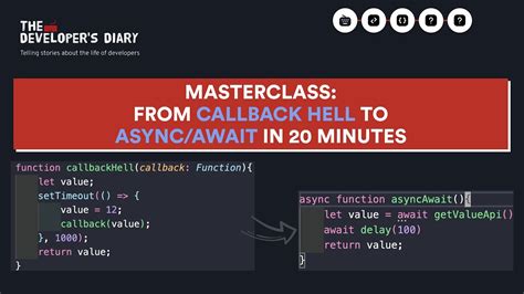 masterclass from callback hell to async await the evolution of javascript in less than 20