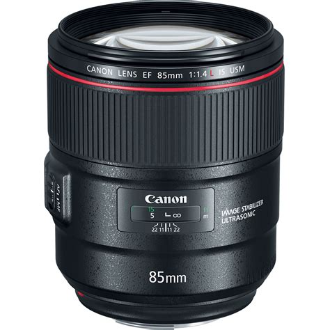 Canon EF 85mm F 1 4L IS USM Lens 2271C002 B H Photo Video