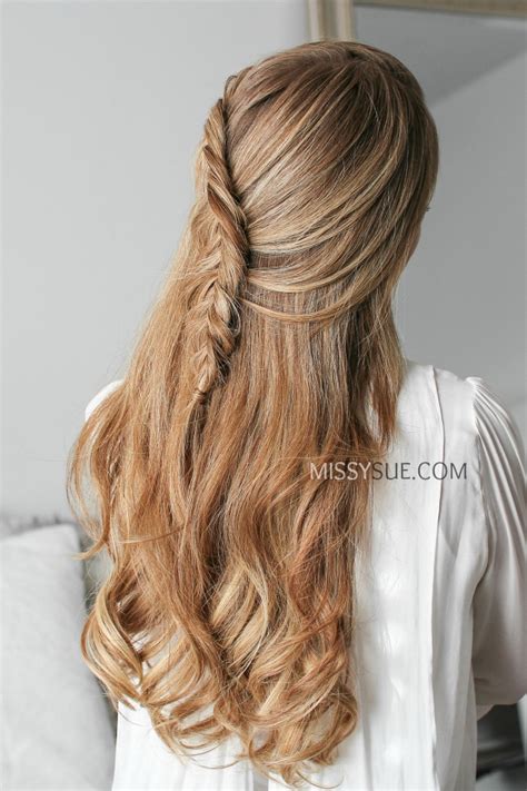 Half Up Dutch Fishtail Braid MISSY SUE