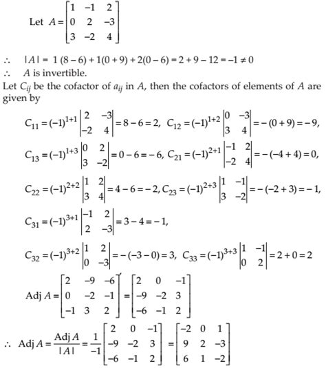ncert solutions for class 12 maths determinants exercise 4 5
