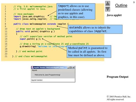 ppt chapter 3 introduction to java applets powerpoint presentation id 439420