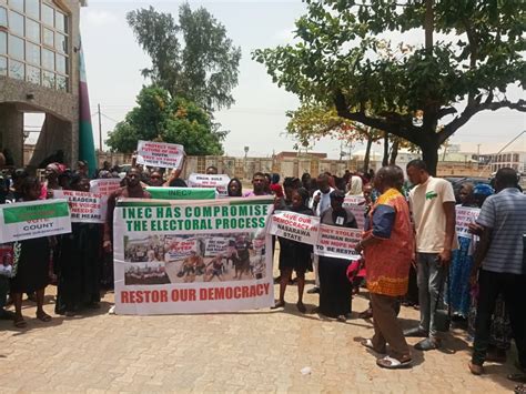 Nasarawa Guber Pdp Groups Demand Review Of Election As Protest Hits