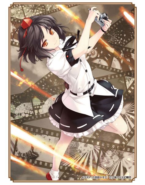 The Big Imageboard Tbib Belt Black Hair Bobby Socks Brown Eyes Camera Danmaku Dress Shirt