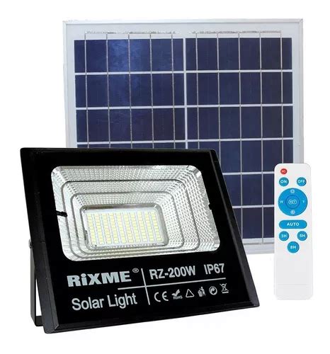Reflector Solar Led 200w De Poder C panel Solar Ip67 Cuotas sin interés